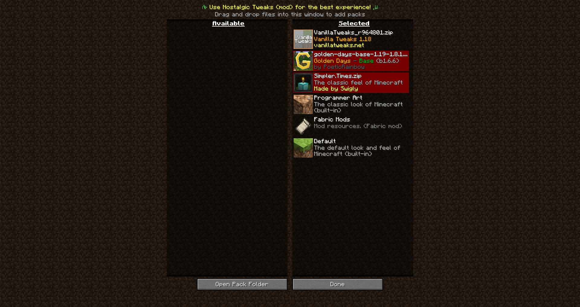 The Golden Days - Minecraft Modpacks - CurseForge