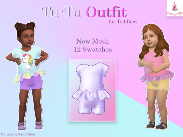 Toddler Tutu Outfit - The Sims 4 Create a Sim - CurseForge
