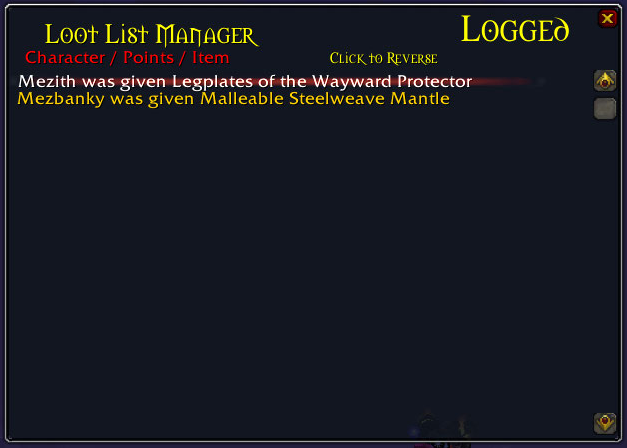 Loot List Manager - World of Warcraft Addons - CurseForge