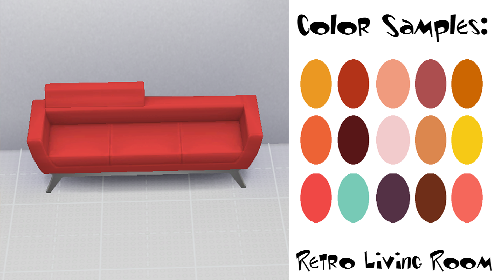 FC-Retro LivingRoom-Couch - The Sims 4 Build / Buy - CurseForge