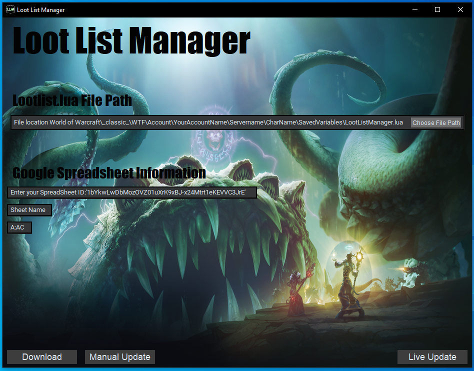 Loot List Manager - World of Warcraft Addons - CurseForge