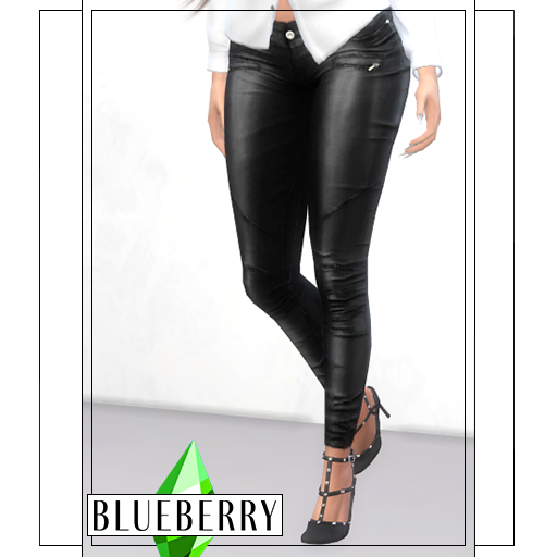Blueberry - Leather Pants - The Sims 4 Create a Sim - CurseForge