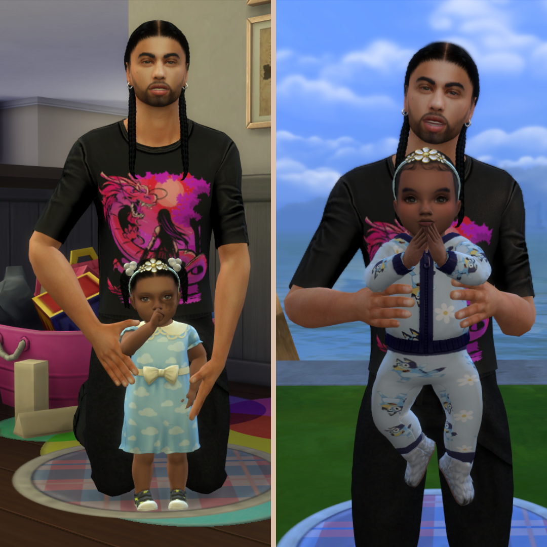 FatalRoseCreations Daddy and Me Pose Pack - The Sims 4 Mods - CurseForge