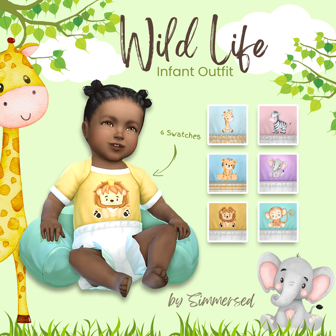 Wild Life Infant Outfit - The Sims 4 Create a Sim - CurseForge