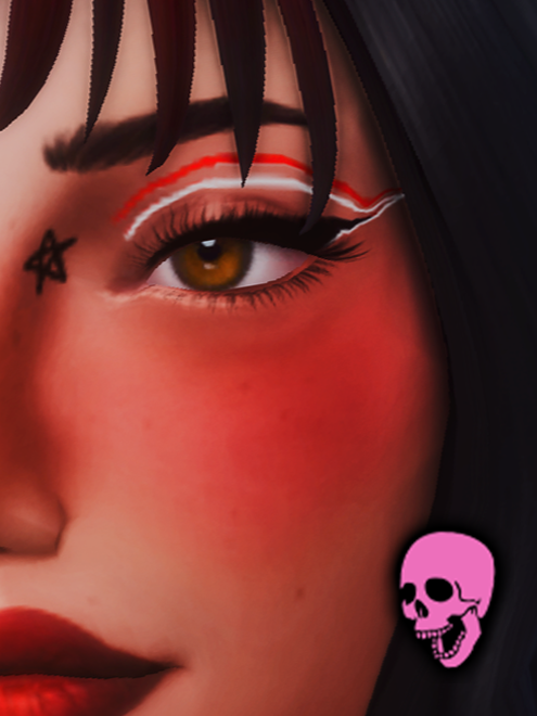 Neon Punk - a makeup set - The Sims 4 Create a Sim - CurseForge