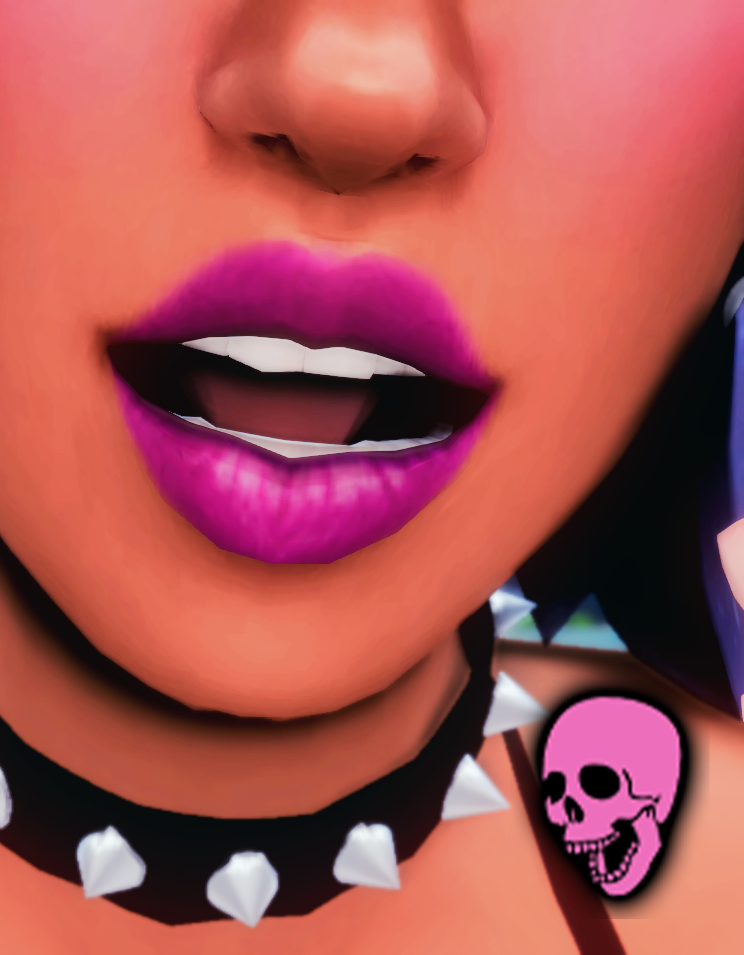 Neon Punk - a makeup set - The Sims 4 Create a Sim - CurseForge