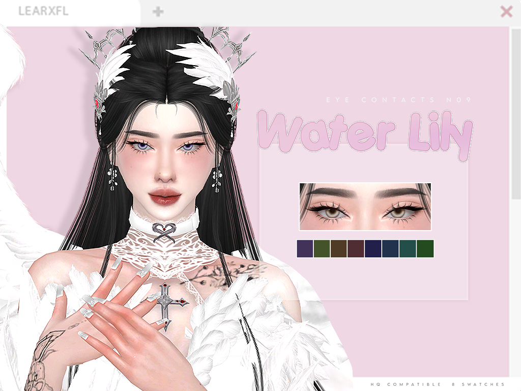 [Learxfl] Water Lily Eye Contacts - Gallery - The Sims 4 Create a Sim ...