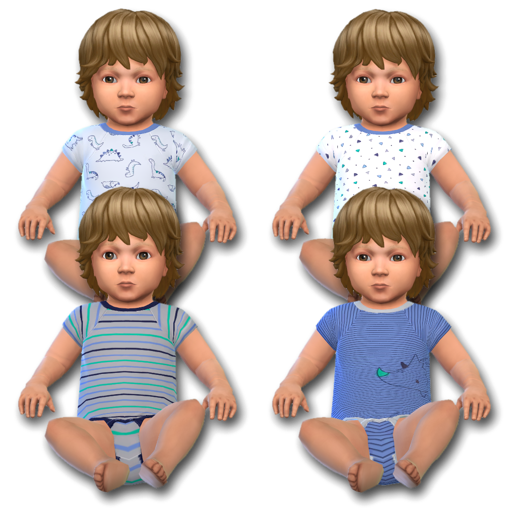 Infant Baby Dino Onesie - The Sims 4 Create a Sim - CurseForge