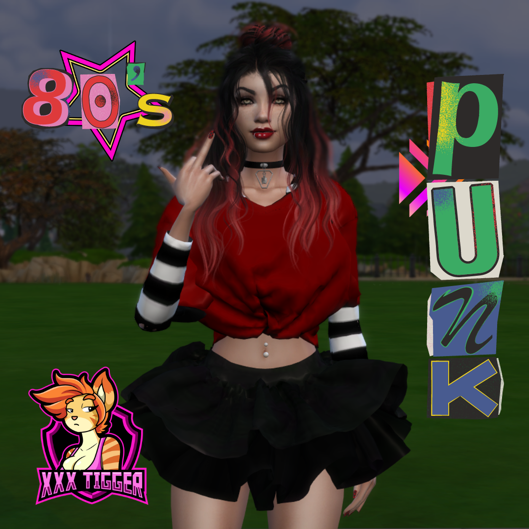 Eighty's Goth Punk - The Sims 4 Create a Sim - CurseForge