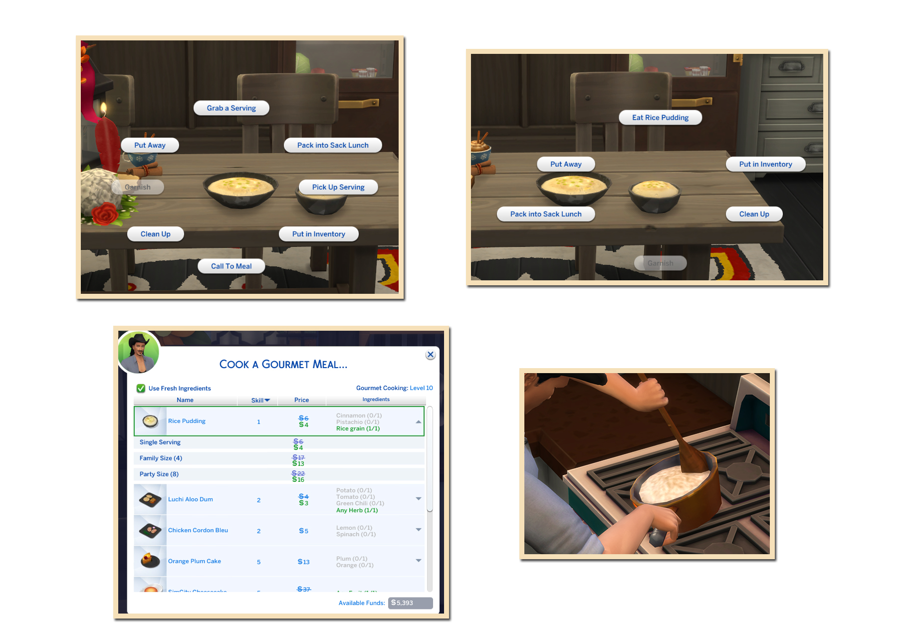 Rice Pudding - The Sims 4 Mods - CurseForge