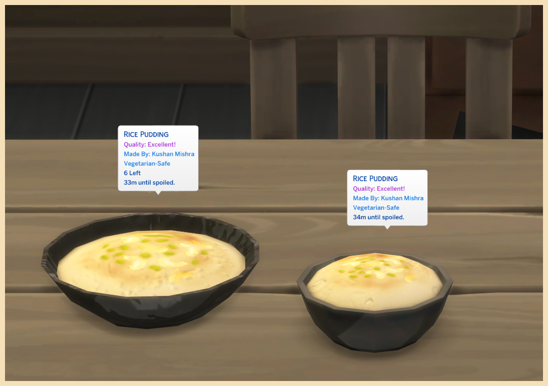 Rice Pudding - The Sims 4 Mods - CurseForge