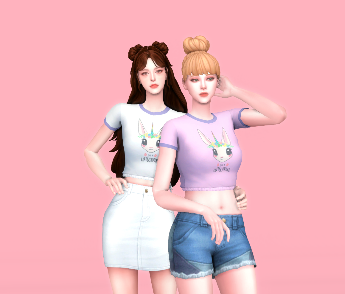 [simna] Hyuna string detailed top - The Sims 4 Create a Sim - CurseForge