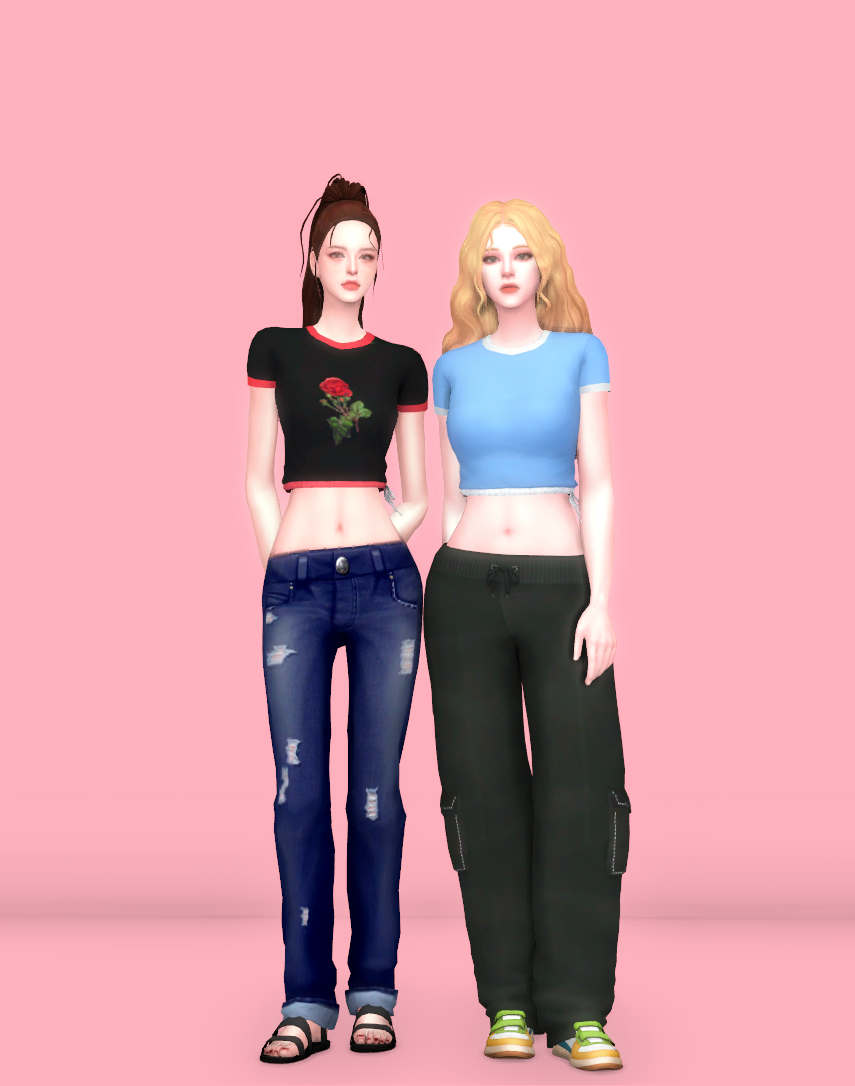 [simna] Hyuna string detailed top - The Sims 4 Create a Sim - CurseForge
