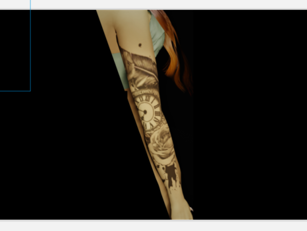 Clock & Rose Tattoo - The Sims 4 Create a Sim - CurseForge