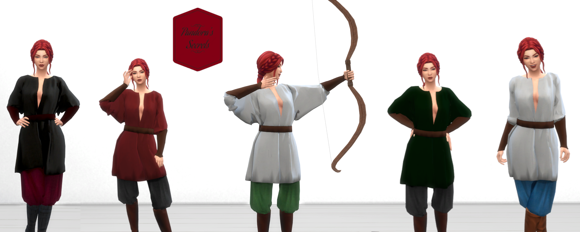 Robyn Hood - Tunic - The Sims 4 Create a Sim - CurseForge