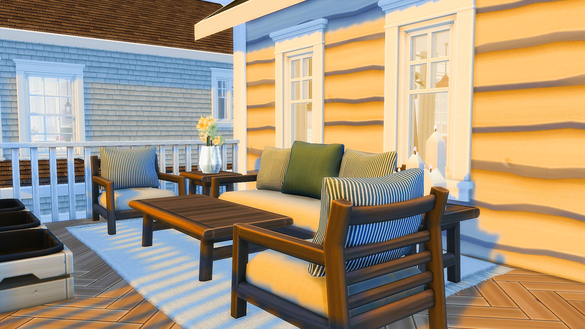 Blueberry - The Backyard Balcony - Gallery - The Sims 4 Rooms / Lots ...
