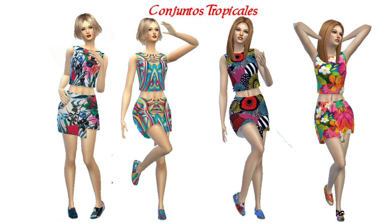 GM-conjunto_tropical-outfit UPDATE - The Sims 4 Create a Sim - CurseForge