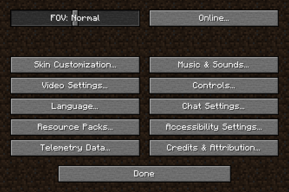 Menu Buttons of Stone - Minecraft Resource Packs - CurseForge