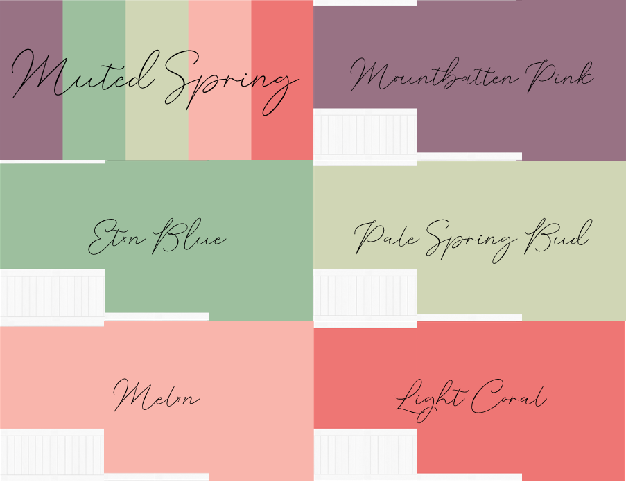 Coolors Custom Palette Wallpapers - Muted Spring - The Sims 4 Build ...
