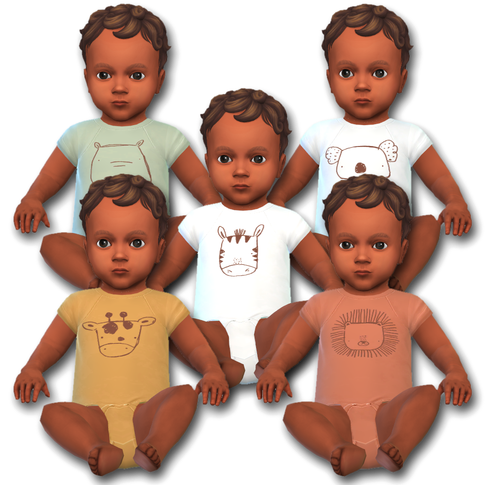 Infant Warm Animals Onesies - Screenshots - The Sims 4 Create a Sim ...