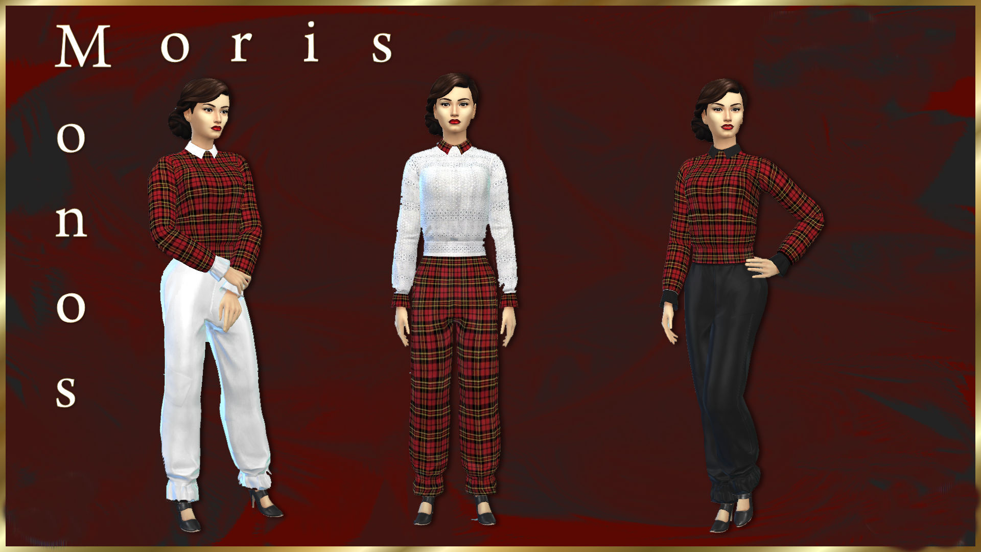 GM-MORIS -MODA-MONO-DAMA - The Sims 4 Create a Sim - CurseForge