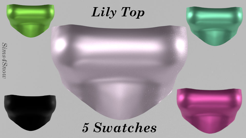 Lily Top N001 - The Sims 4 Create a Sim - CurseForge