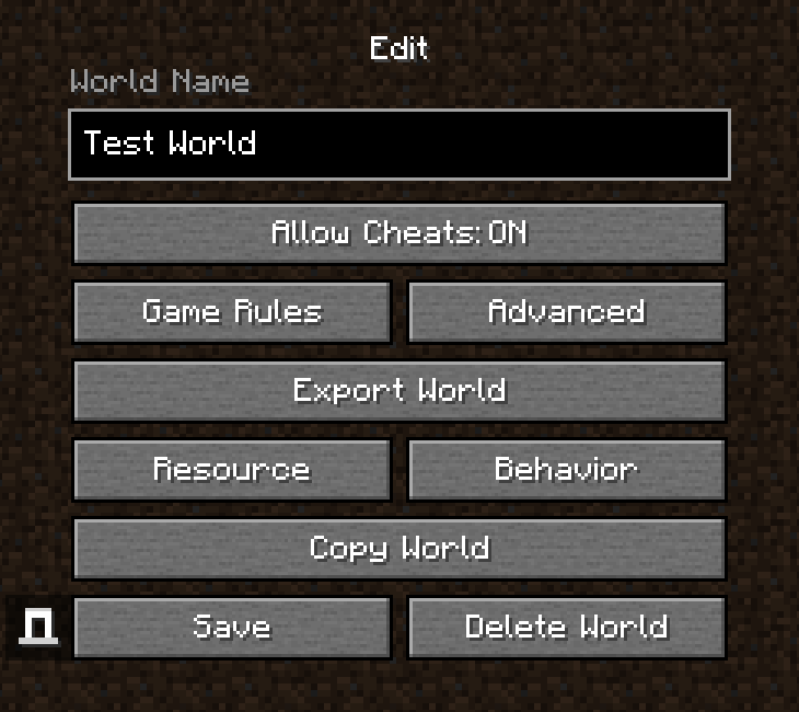 Menu Buttons of Stone - Minecraft Bedrock Addons - CurseForge