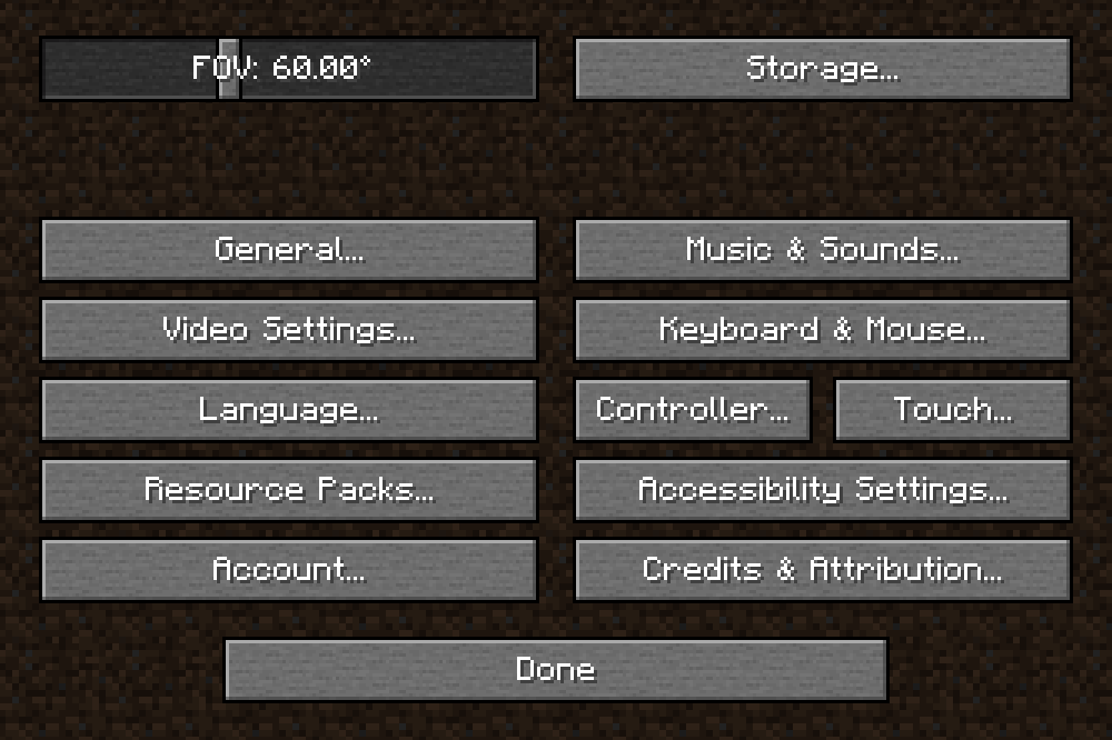 Menu Buttons of Stone - Minecraft Bedrock Addons - CurseForge