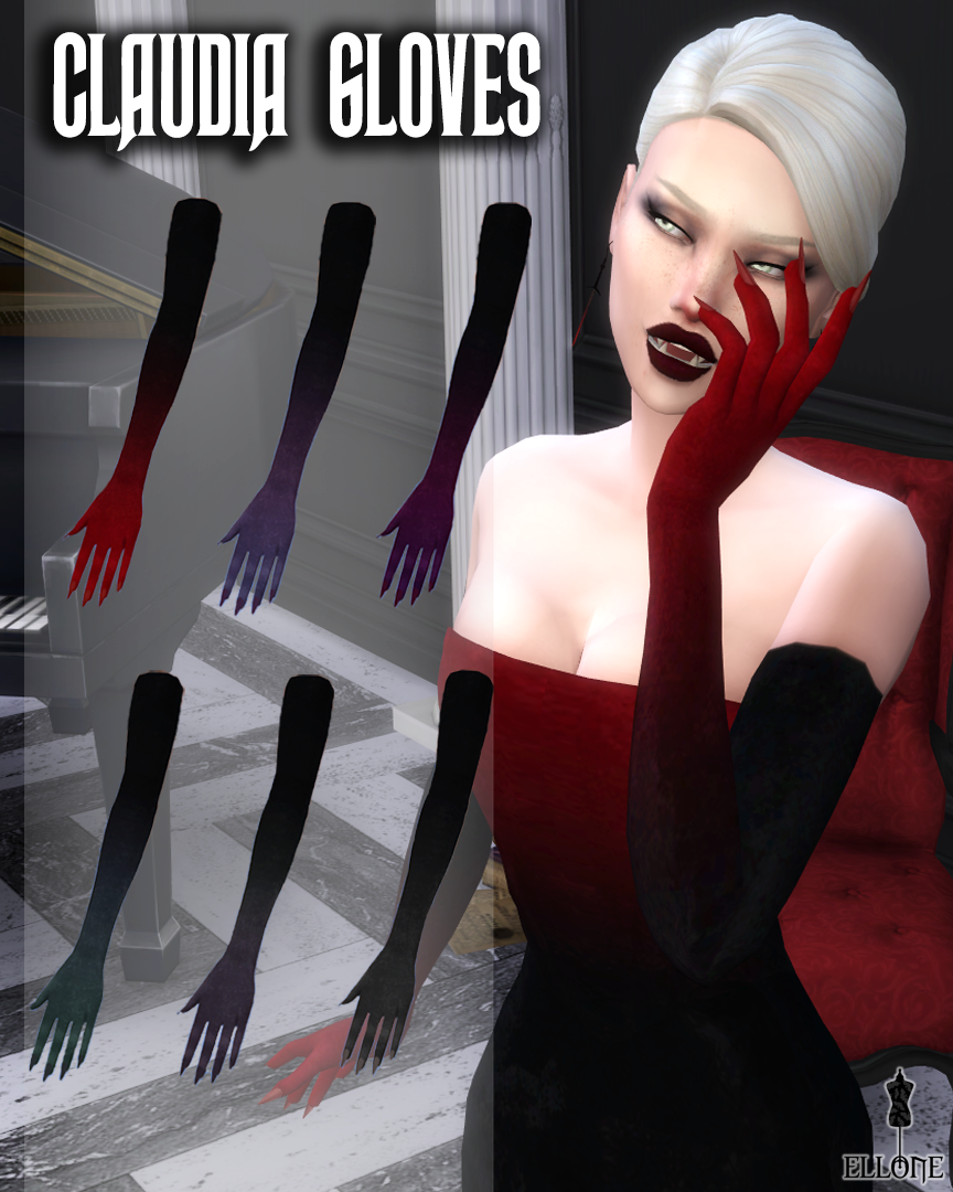 Claudia Gloves (Sanguine Society Collection) - The Sims 4 Create a Sim ...