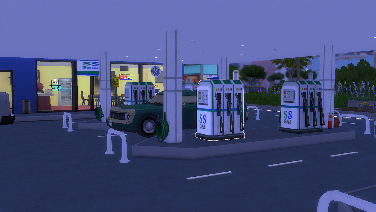 GM-Service station set -CC (Only) - Gallery - The Sims 4 Build / Buy ...