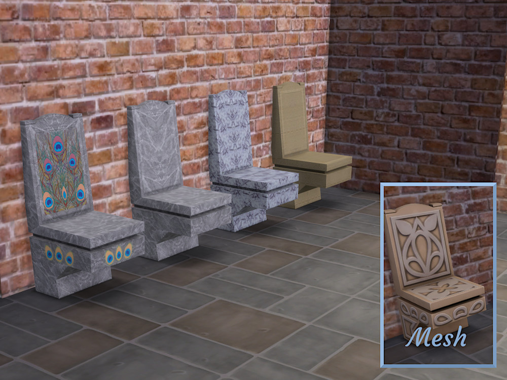 Manthos Small Throne - The Sims 4 Build / Buy - CurseForge