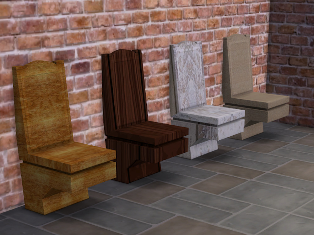 Manthos Small Throne - The Sims 4 Build / Buy - CurseForge