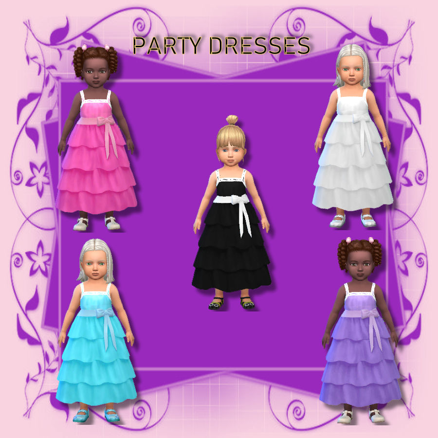 GM-PARTY DRESSES-UPDATE - Gallery - The Sims 4 Create a Sim - CurseForge