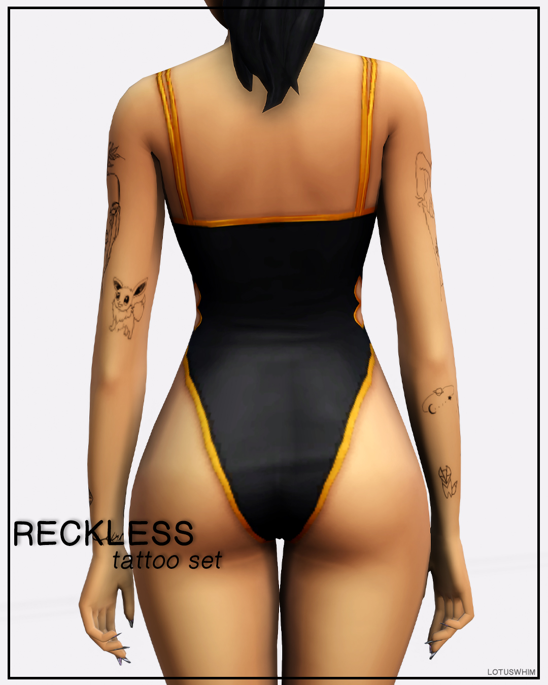 Reckless Tattoo Set - The Sims 4 Create a Sim - CurseForge