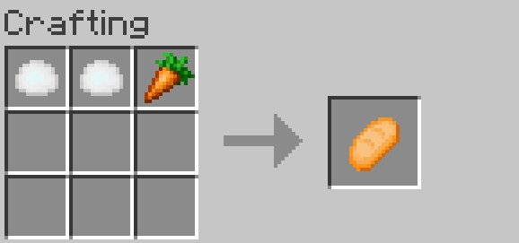 Minecraft Bread Recipe