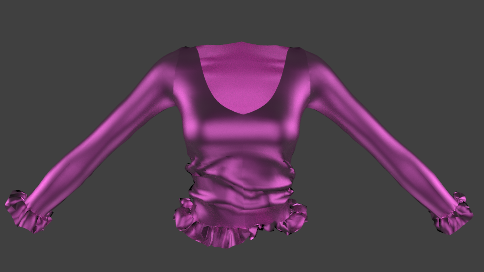 Long Sleeve Top Eva - The Sims 4 Create a Sim - CurseForge
