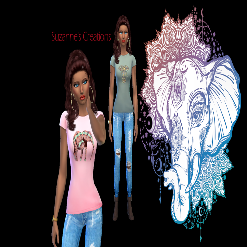 Elephant Shirts - The Sims 4 Create a Sim - CurseForge