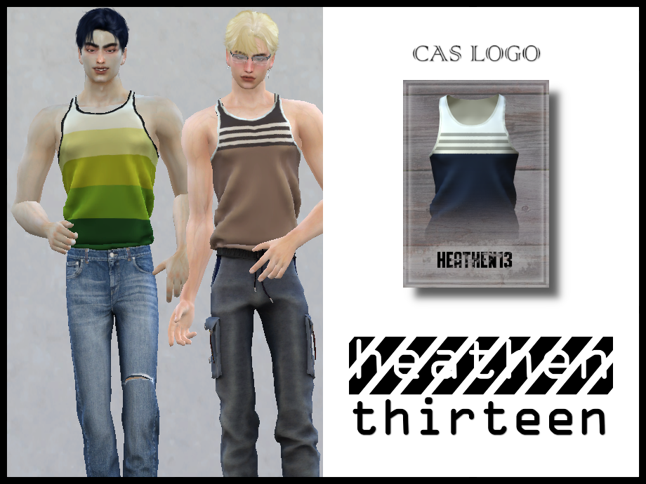 Stripe Tank Top - The Sims 4 Create a Sim - CurseForge