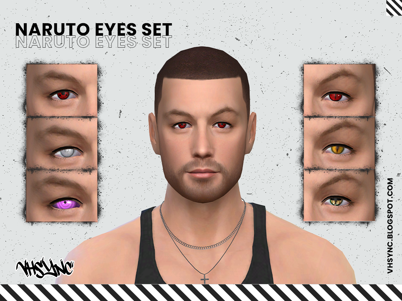 Install [VHSync] Naruto Eyes Set - The Sims 4 Mods - CurseForge
