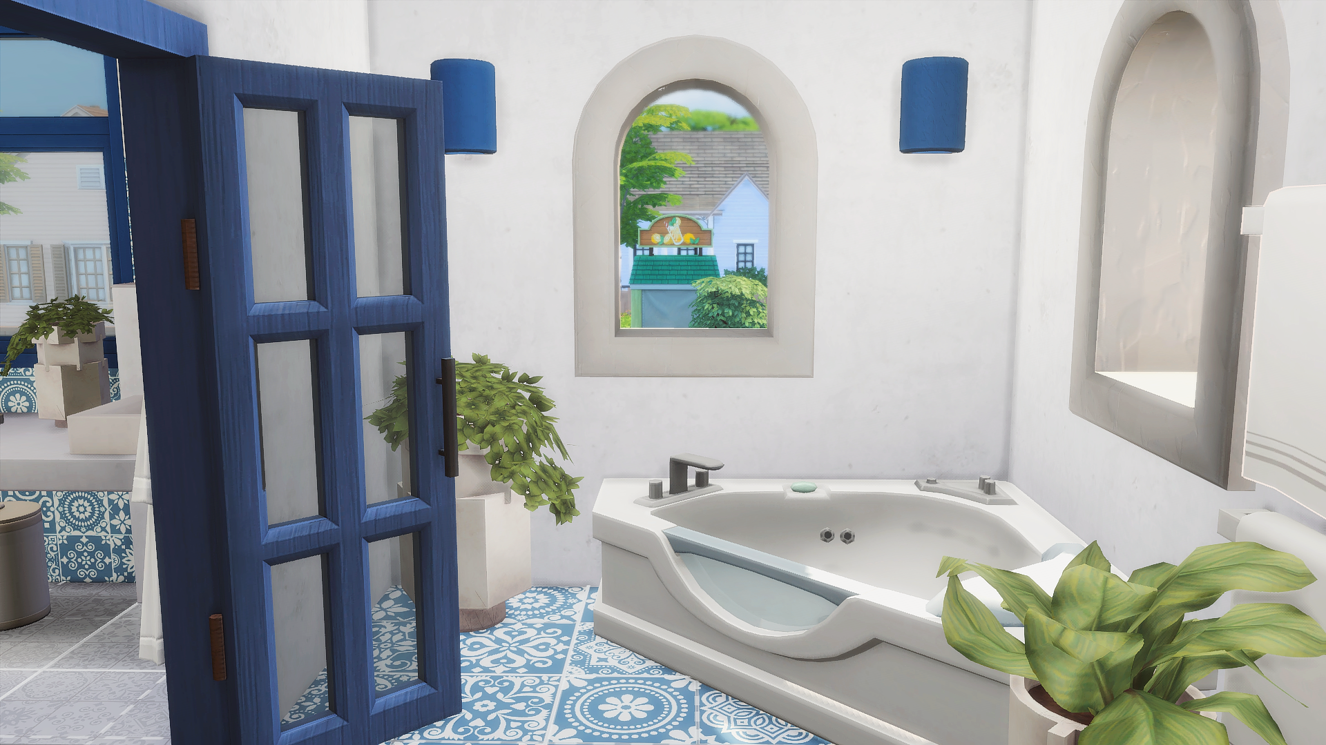 Greece Inspired Spa Room - Gallery - The Sims 4 Rooms / Lots - CurseForge