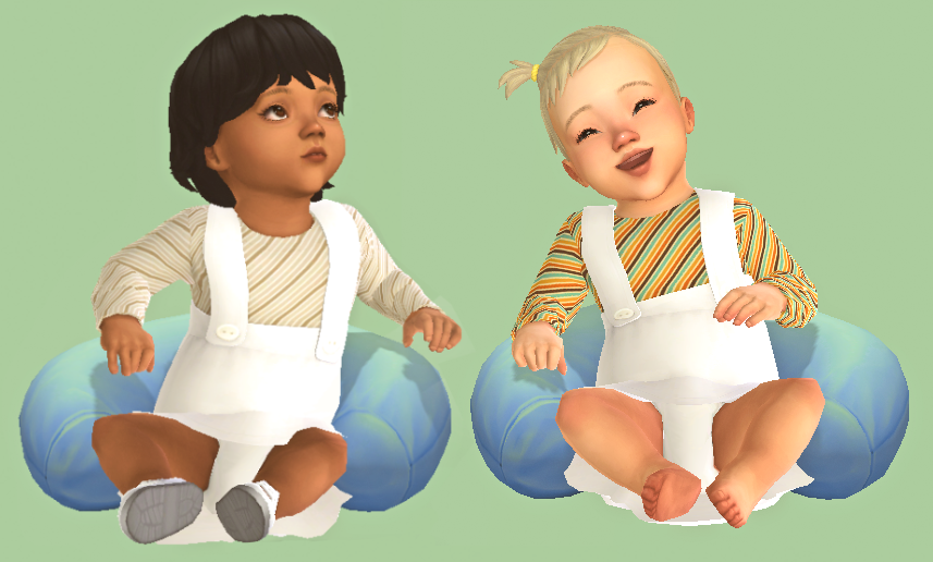 Stripes for Days Infant Dress - The Sims 4 Create a Sim - CurseForge