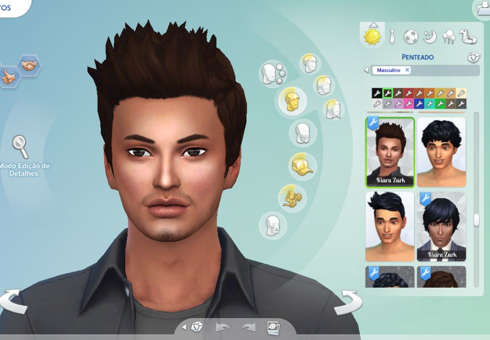 Robert Hairstyle Screenshots - Create a Sim - The Sims 4