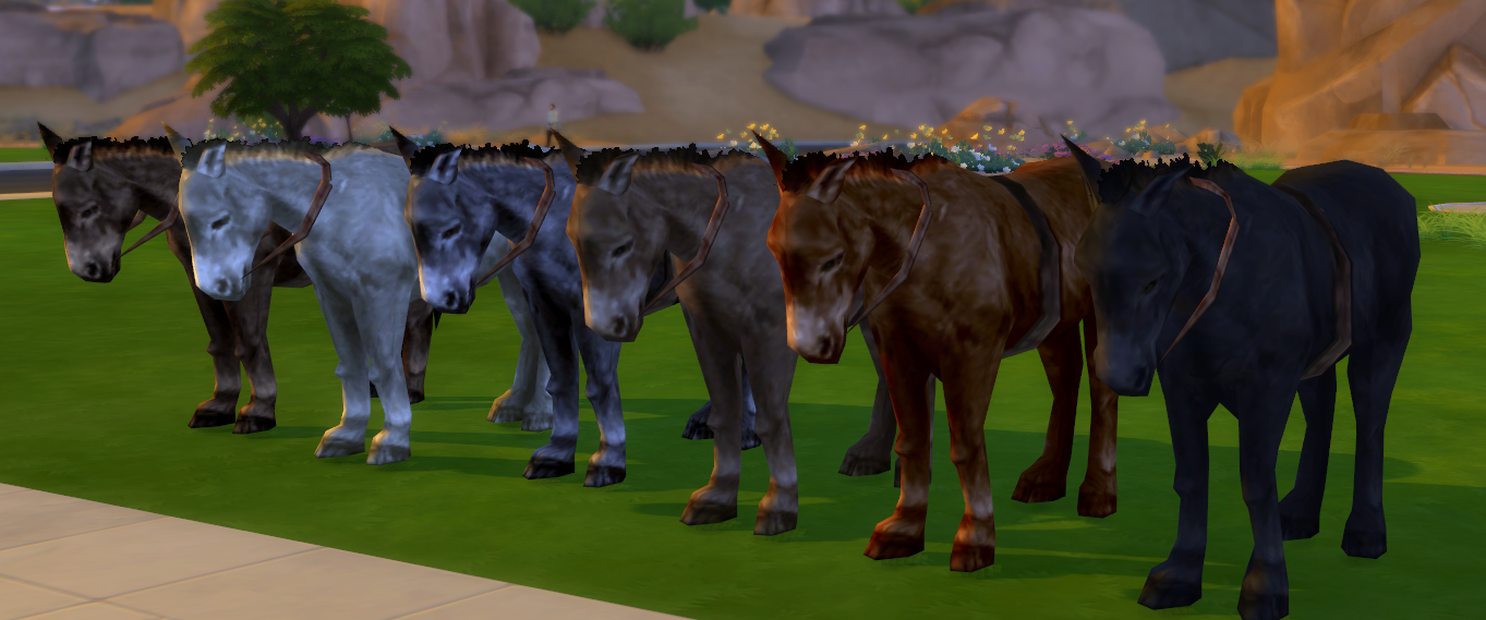 Dapple the Donkey - instead of a bike - The Sims 4 Build / Buy - CurseForge