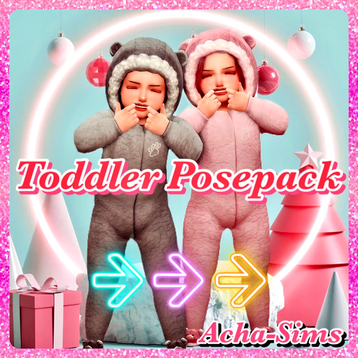 Acha Toddler's Posepack #1 - The Sims 4 Mods - CurseForge