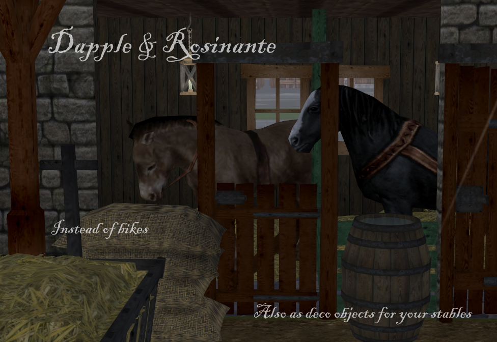 Dapple the Donkey - instead of a bike - The Sims 4 Build / Buy - CurseForge