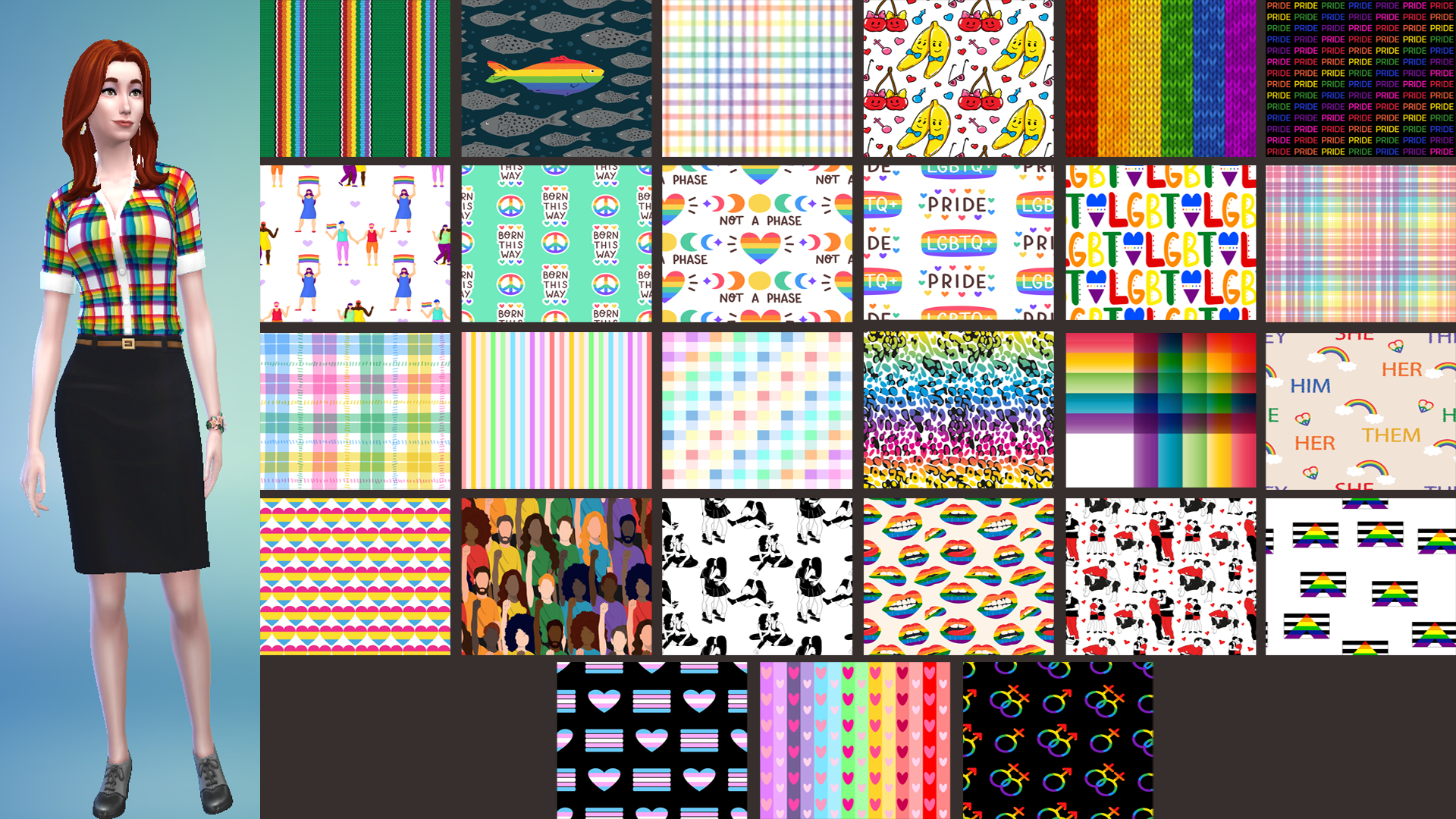 FC-PRIDE 23-I GOT WORK OUTFIT - The Sims 4 Create a Sim - CurseForge