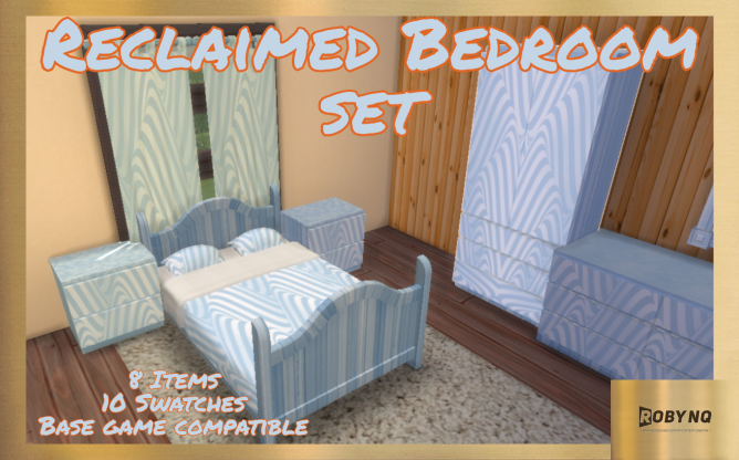 Reclaimed bedroom set - The Sims 4 Build / Buy - CurseForge