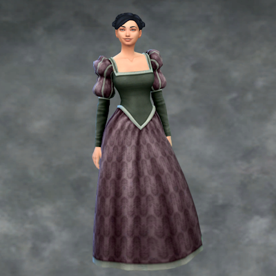 TSM Aristocrat Puffy Sleeves Dress - The Sims 4 Create a Sim - CurseForge