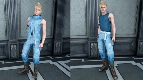 Double Denim outfits for Noctis, Gladio, Ignis and Prompto - Final ...