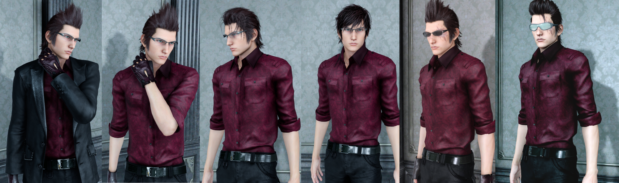 Dark Red Ignis Crownsguard Fatigues - Final Fantasy XV Mods - CurseForge